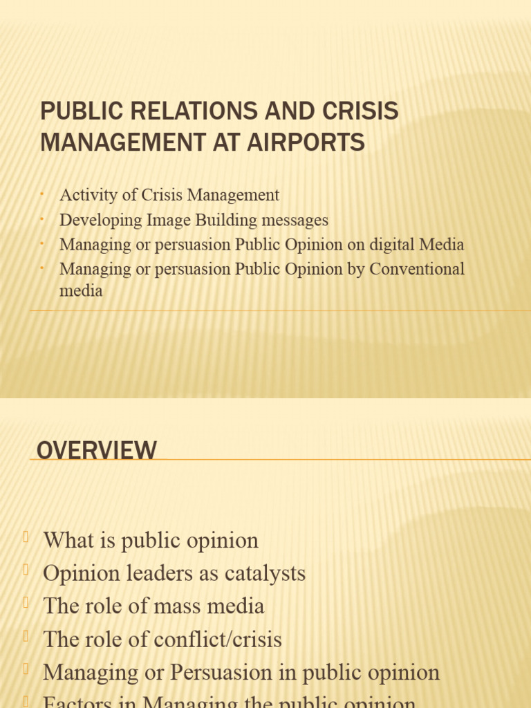 Managing Public Opinion-1 | PDF | Public Opinion | Mass Media