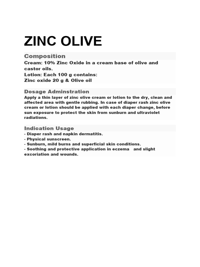 Zinc Olive | PDF