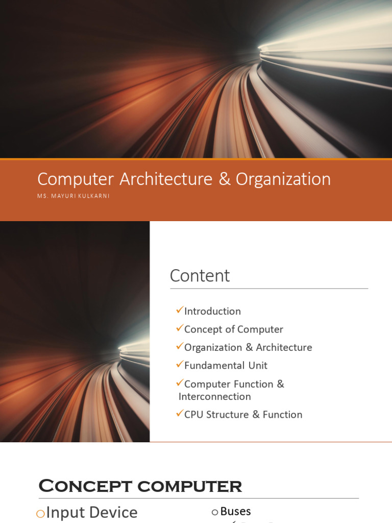 CAO PPT Unit 1 | PDF | Input/Output | Computer Architecture