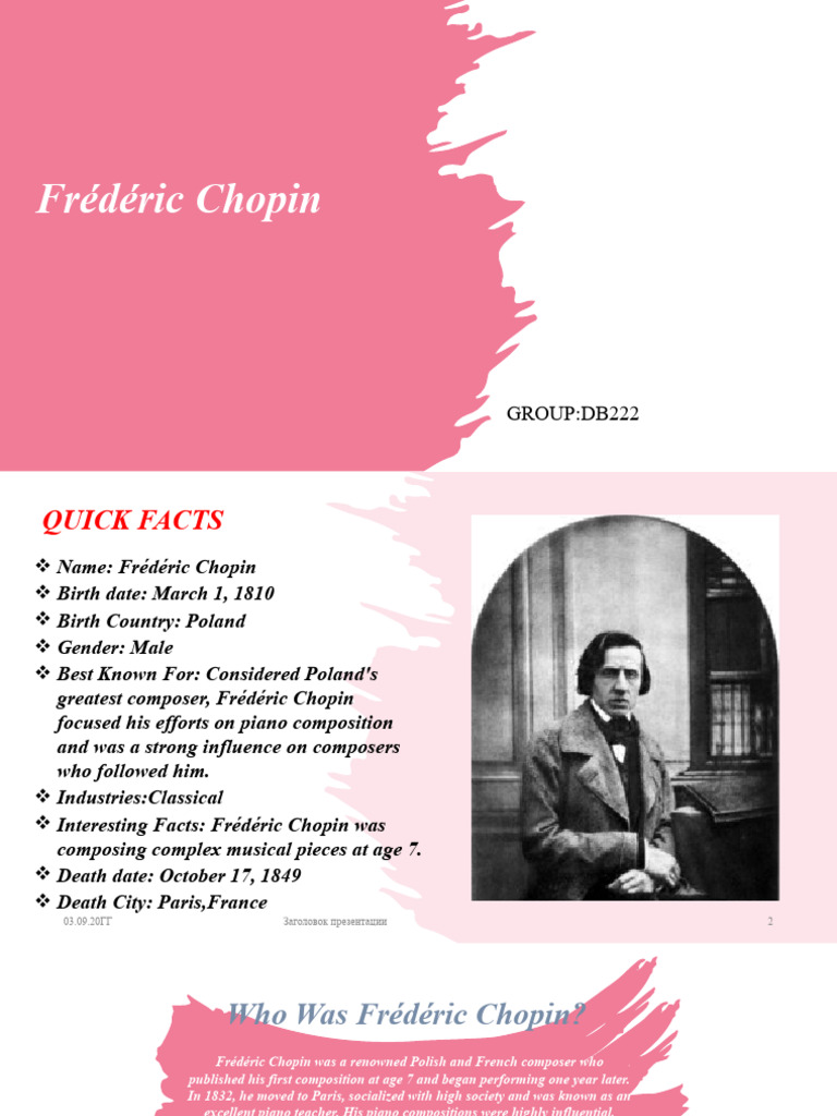 Frédéric Chopin | PDF