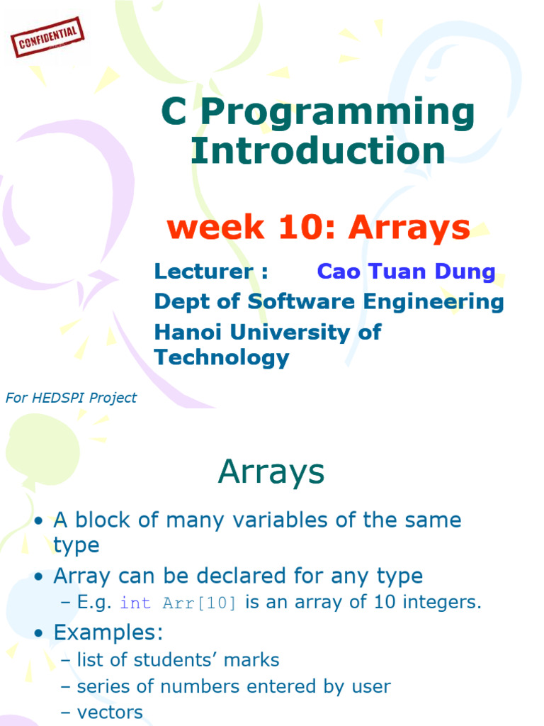 Week 10 | PDF | Matrix (Mathematics) | Computer Engineering