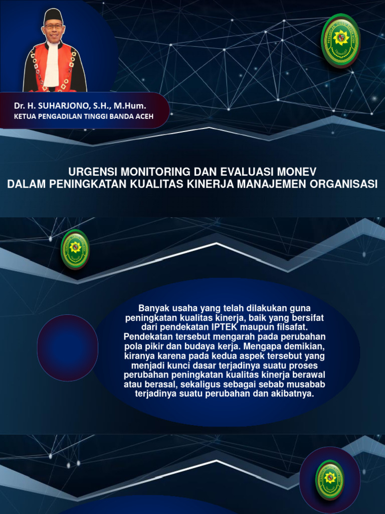 Urgensi Monev dalam Kinerja Organisasi | PDF