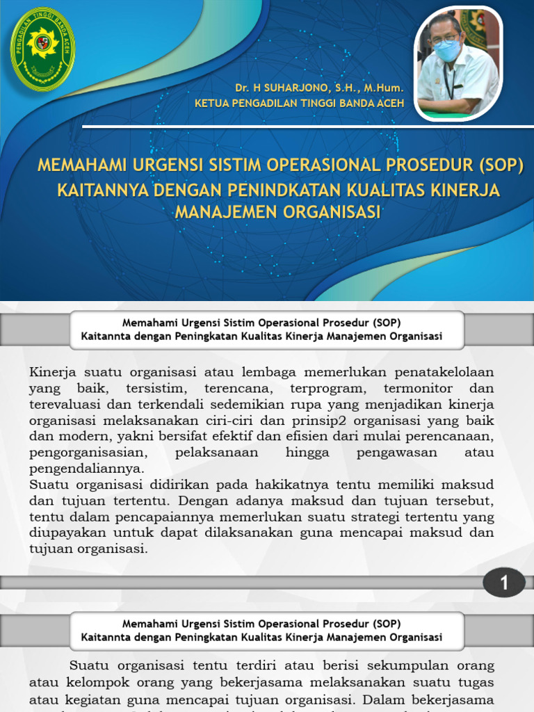 Pentingnya SOP untuk Kinerja Optimal | PDF