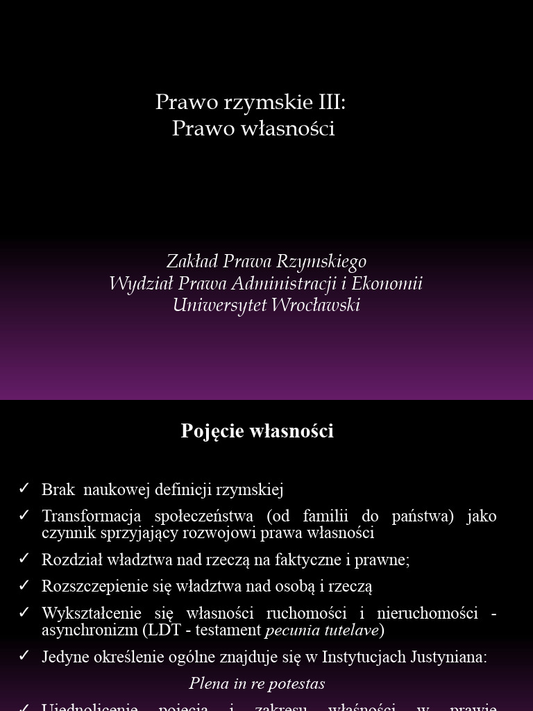 Prawo Własności | PDF