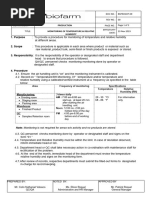 Monitoring Chart For Temperature (°C) and Relative Humidity (RH%) | PDF