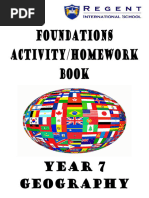 Year 7 Geography Progressive Test 2025 | PDF | Map | Cartography