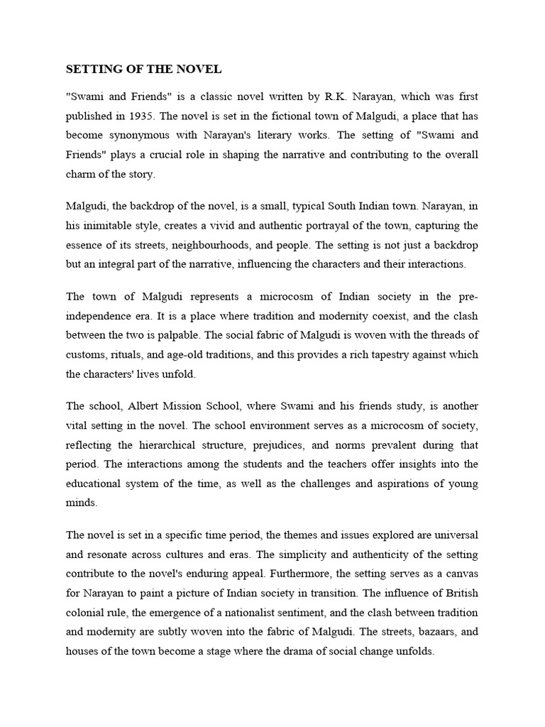 Swami and Friends | PDF