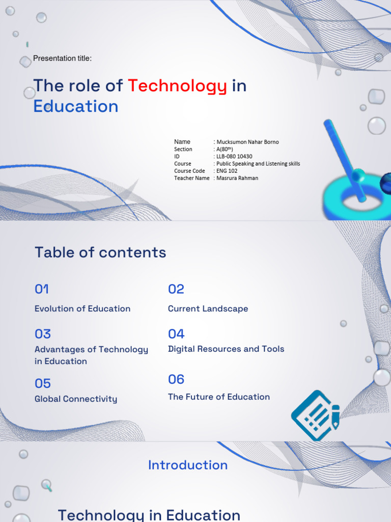 Technology's Impact on Education Today | PDF | Educational Technology | Multimedia