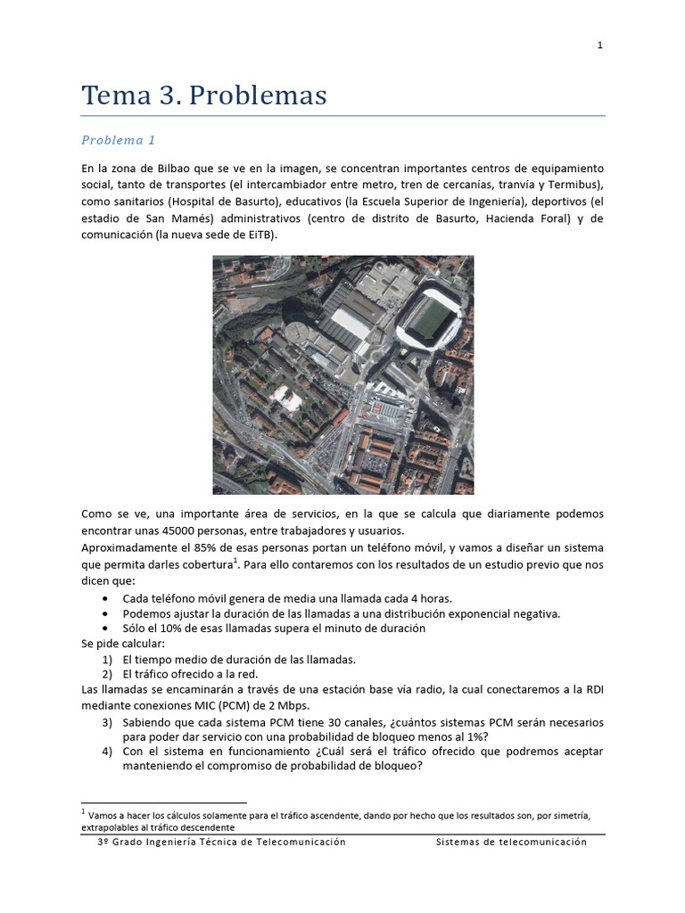 Problemas_tema_3 | PDF | Servicios públicos | Industrias de servicio