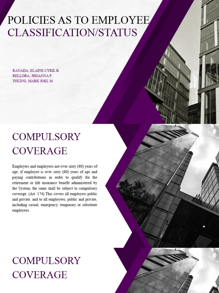 Policies As To Employee Classificationstatus Ranada Rellora Tolin | PDF | Employment | Labour Law