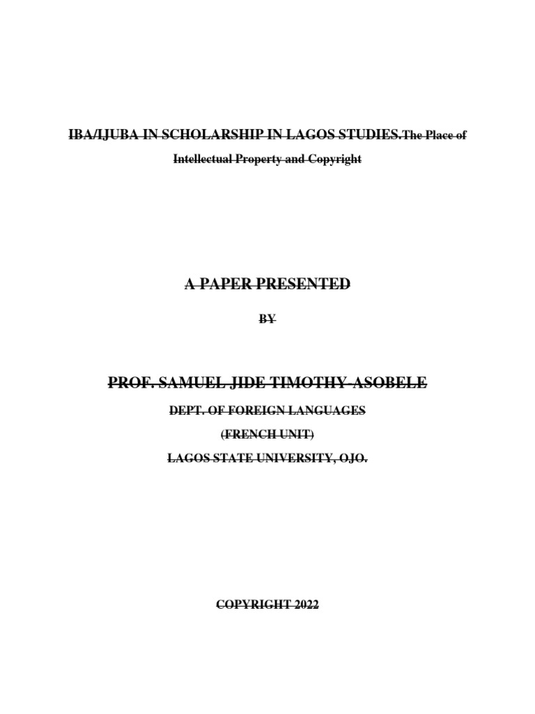 Ijuba | PDF | Plagiarism | University