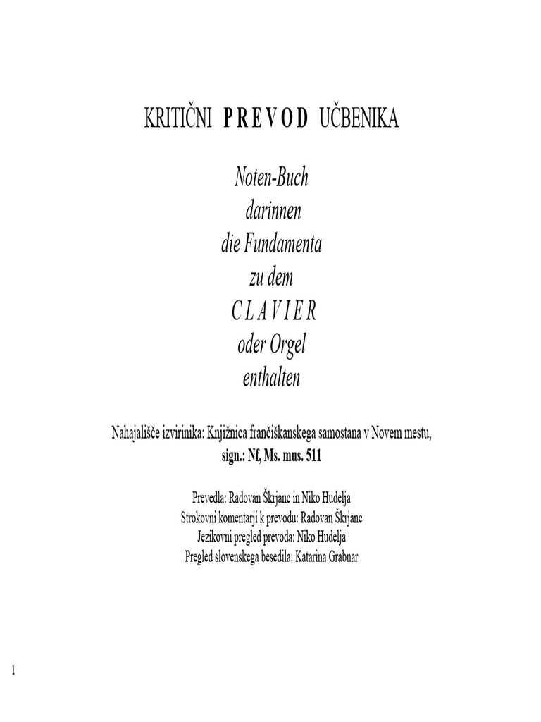 5 Prevod Fundamenta | PDF 5 Prevod Fundamenta | PDF
