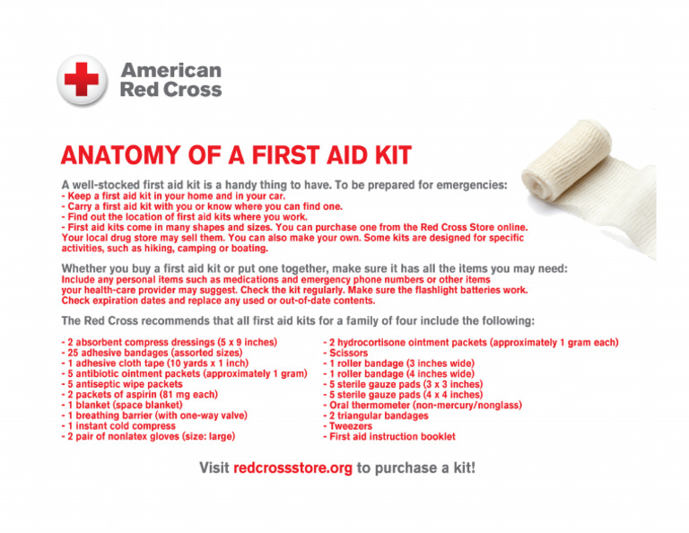 Anatomy of A First Aid Kit | PDF