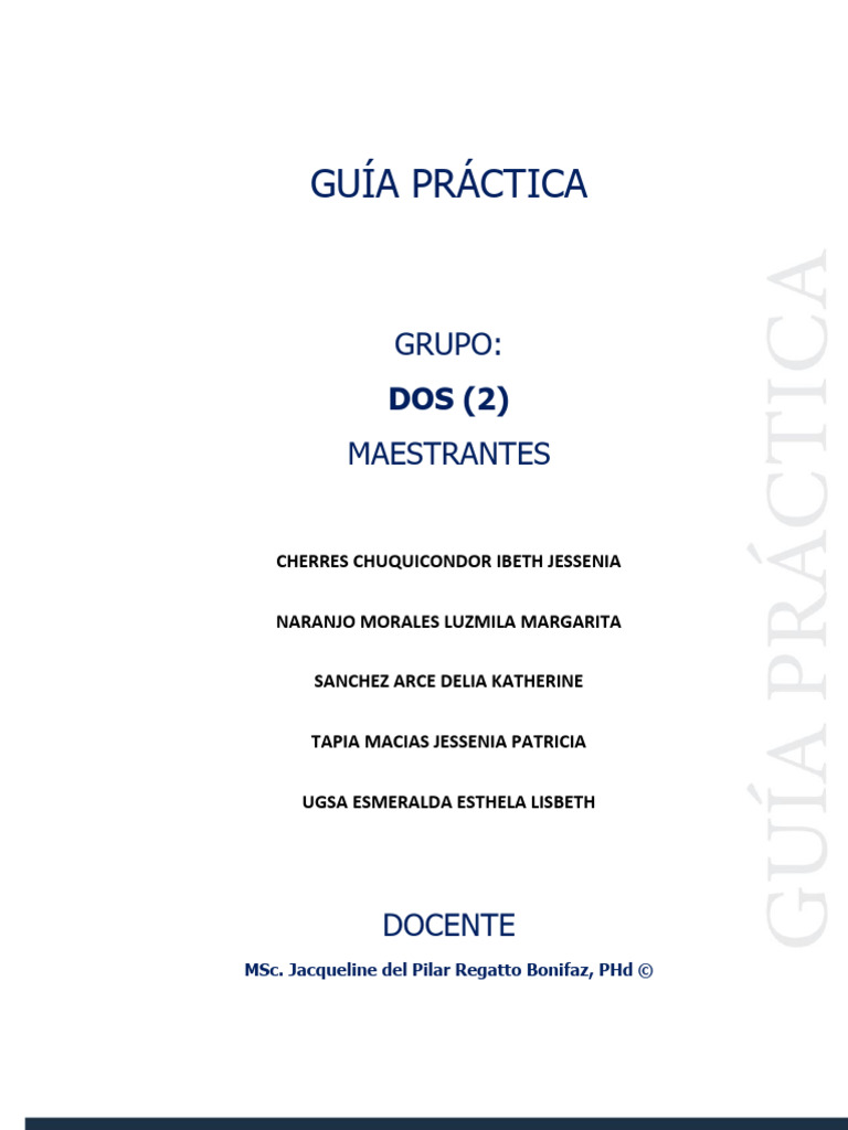 Guia Practica | PDF | Aprendizaje | Enseñando