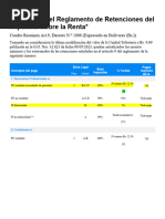 Calculo Ret ISLR Decreto 1808 2025 | PDF | Seguro | Economias