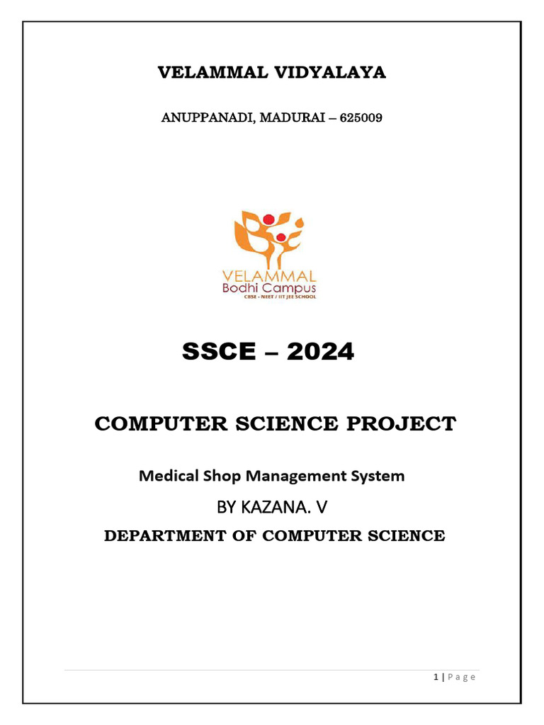 Cs Project | PDF | Comma Separated Values | Computer File