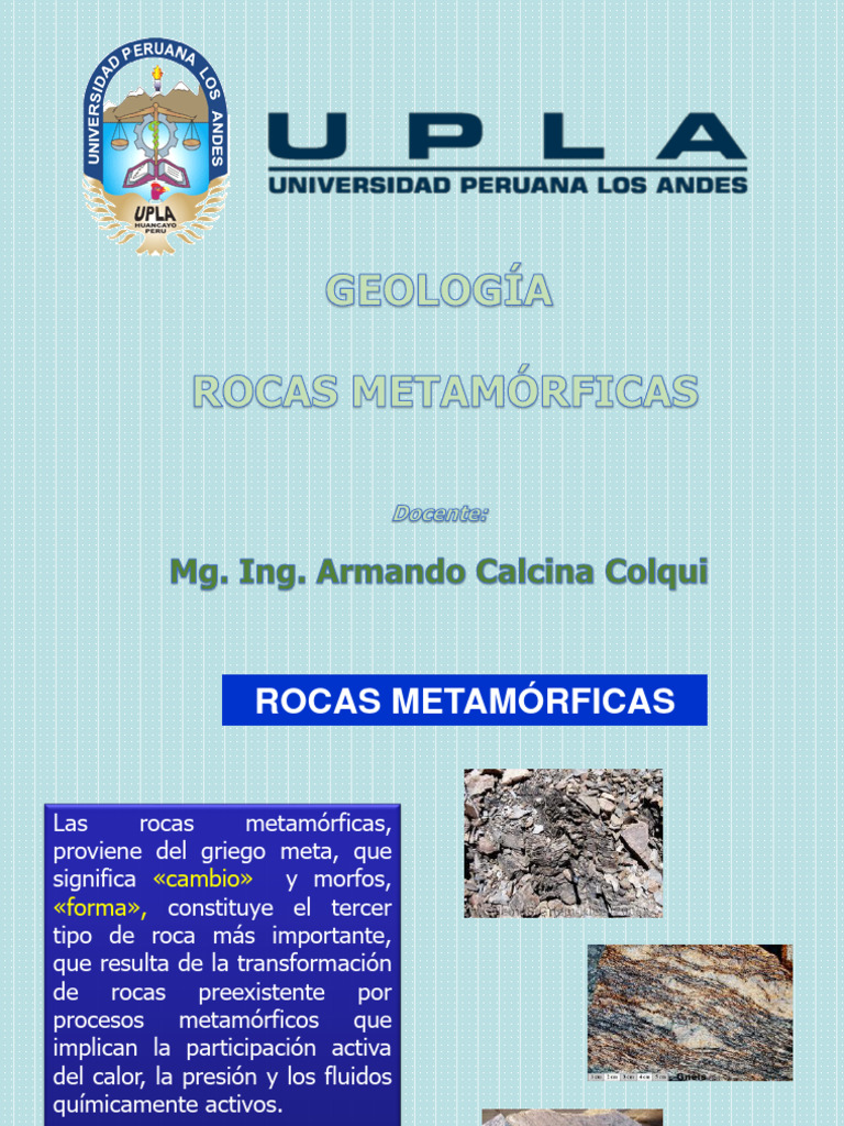 ROCAS METAMORFICAS | PDF | Roca (geología) | Minerales