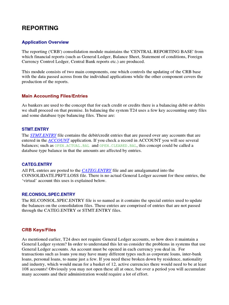 Reporting Pdf Debits And Credits Parameter Computer Programming 