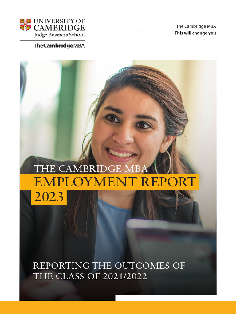 2023 Mba Employment Report | PDF | Master Of Business Administration | Business