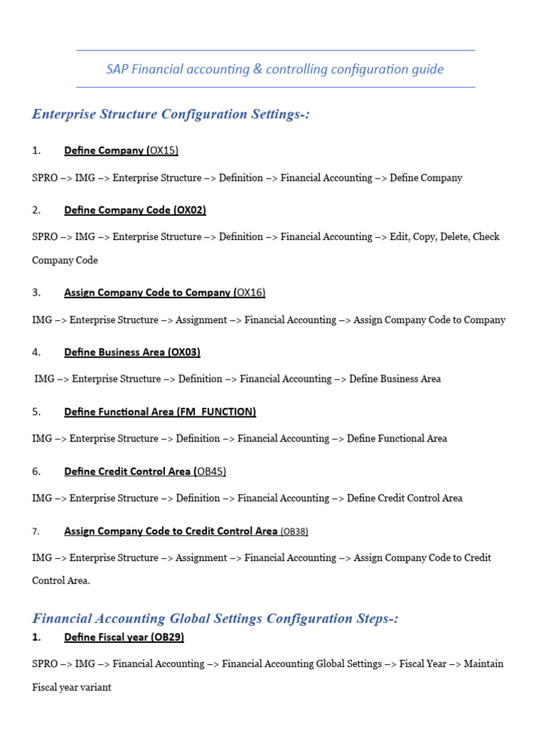 SAP Financial Accounting Configuration Guide | PDF | Accounts Payable ...