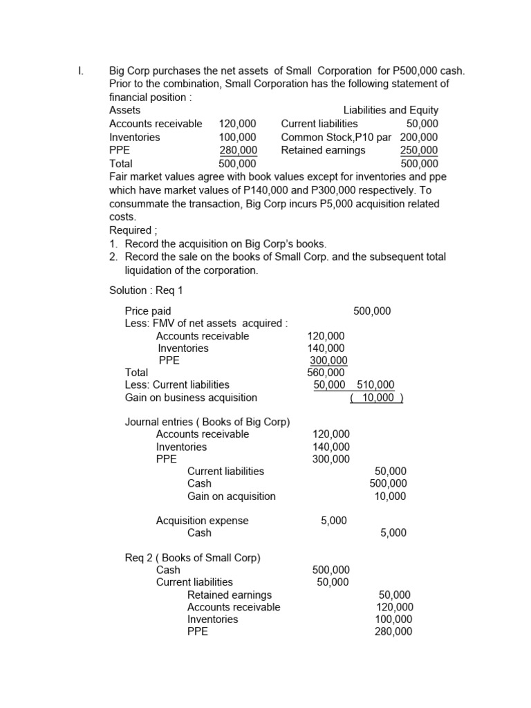 Buscom 1 | PDF | Book Value | Retained Earnings