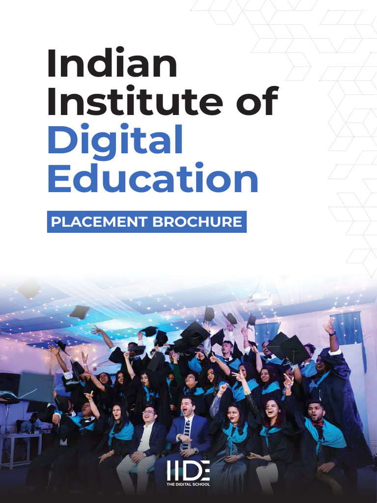 IIDE Placement Brochure | PDF | Finance & Money Management