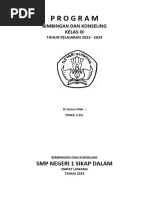 Program Tahunan BK SMP 2025-2026 | PDF