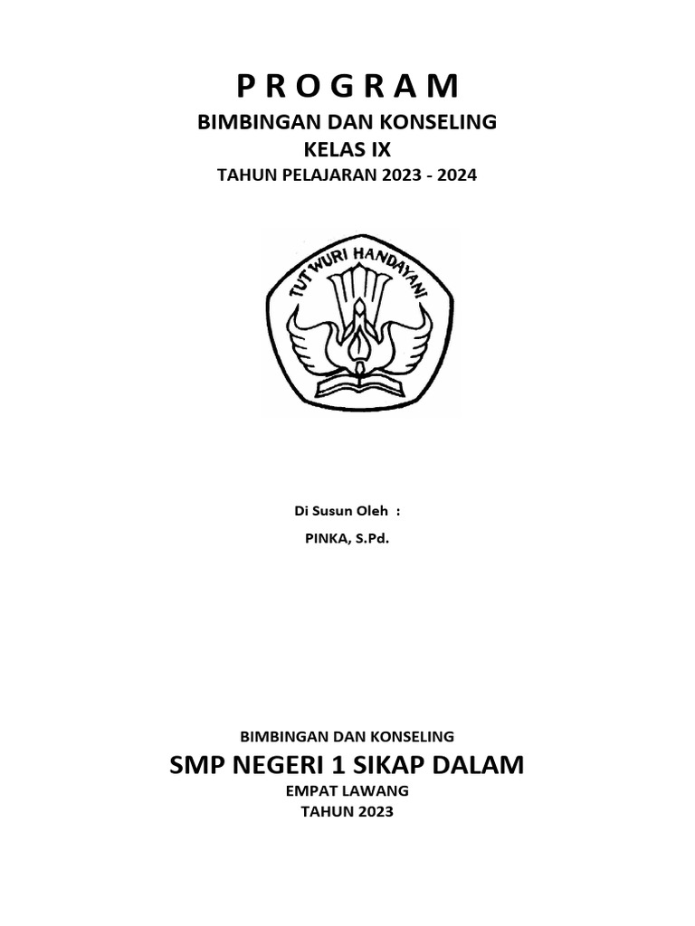 Program BK Kelas 9 Pinka | PDF | Karier & Perkembangan | Bisnis