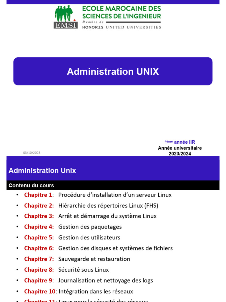 Chapitre1 Introduction+Installation | PDF | Distribution Linux | Système d'exploitation