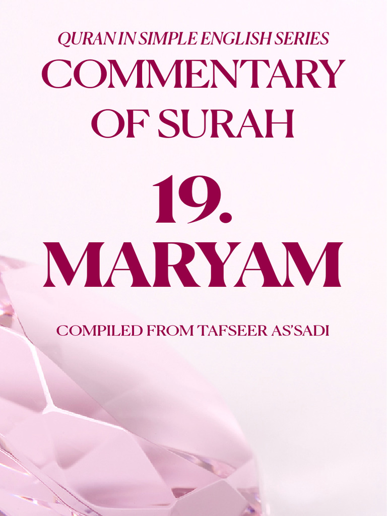 19 Maryam | PDF | Prophets And Messengers In Islam | Religious Belief ...