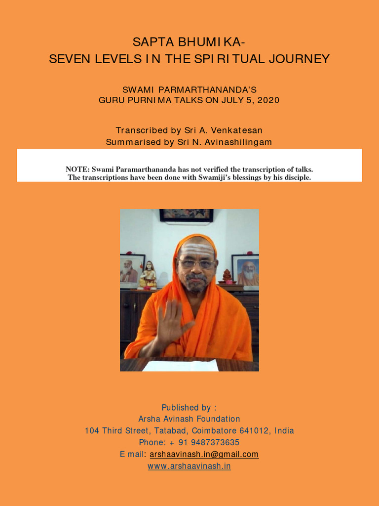 Sapta Bhumika GP2020 | PDF | Guru | Yoga