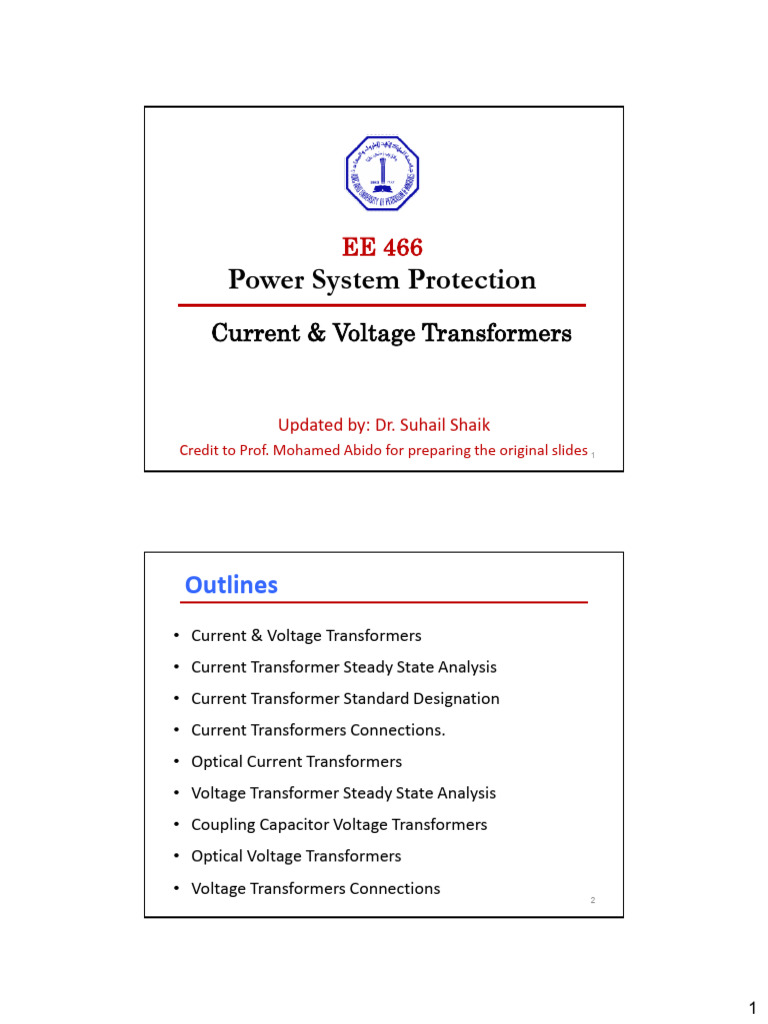 04-CT and VT | PDF | Inductor | Transformer
