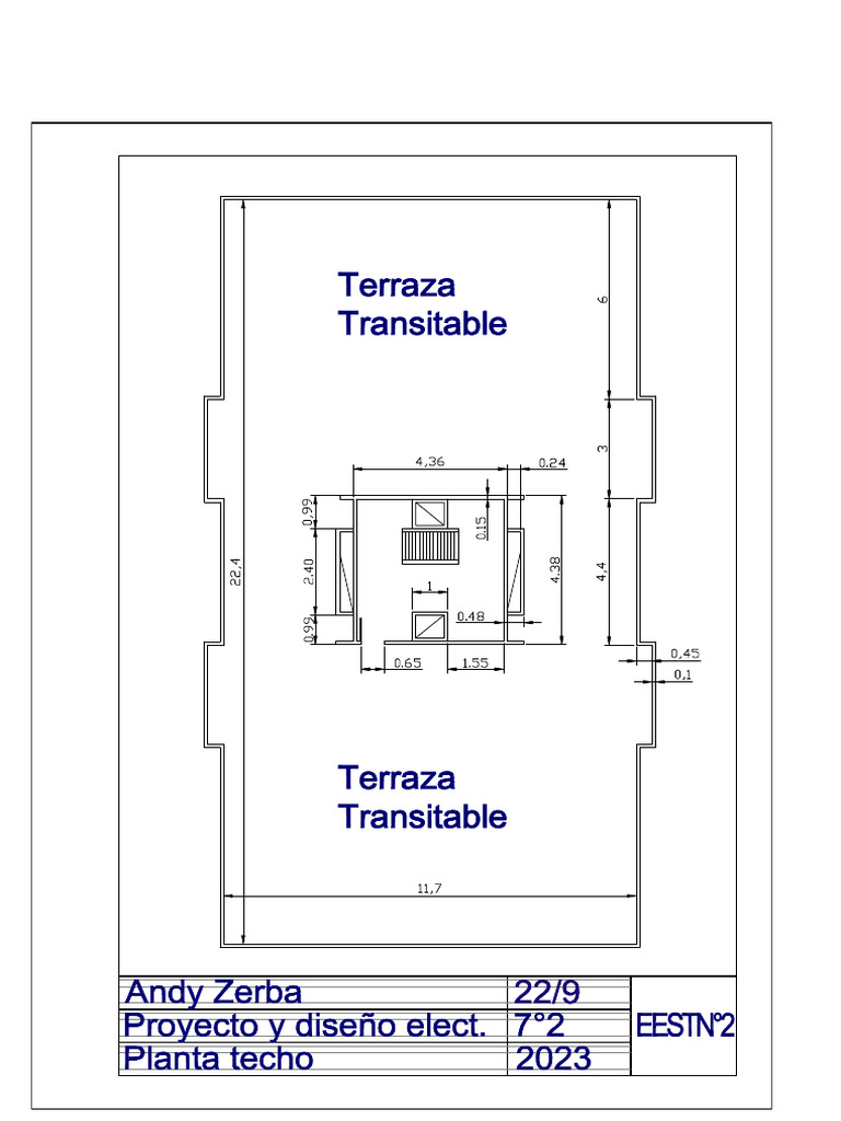 Plano Techo Model | PDF