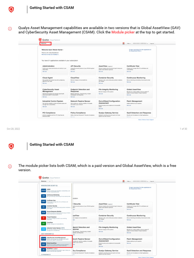 Getting Started With CSAM | PDF | Cloud Computing | Computer Security