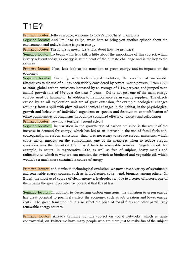 Script PDF | PDF | Sustainable Energy | Renewable Energy