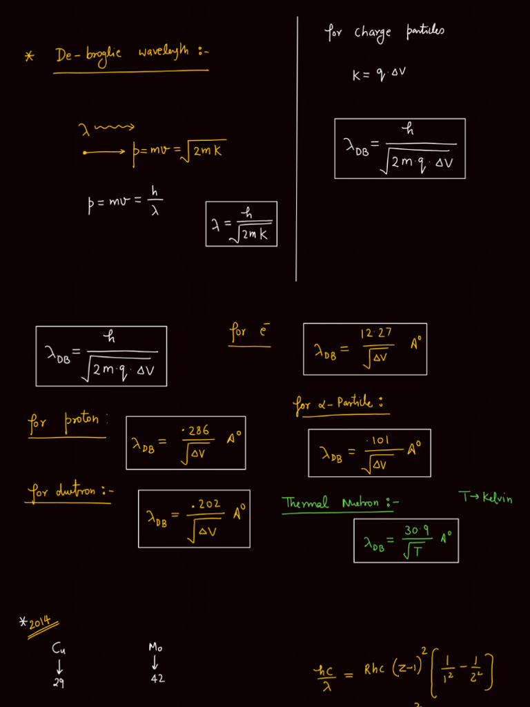 Modern Physics - L-13 (Class Notes) | PDF