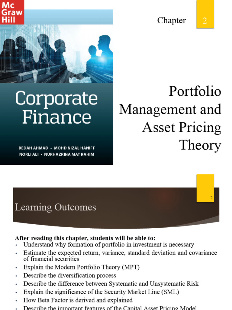 Maf603 Topic 2 Portfolio Management N Asset Pricing Theory | PDF ...