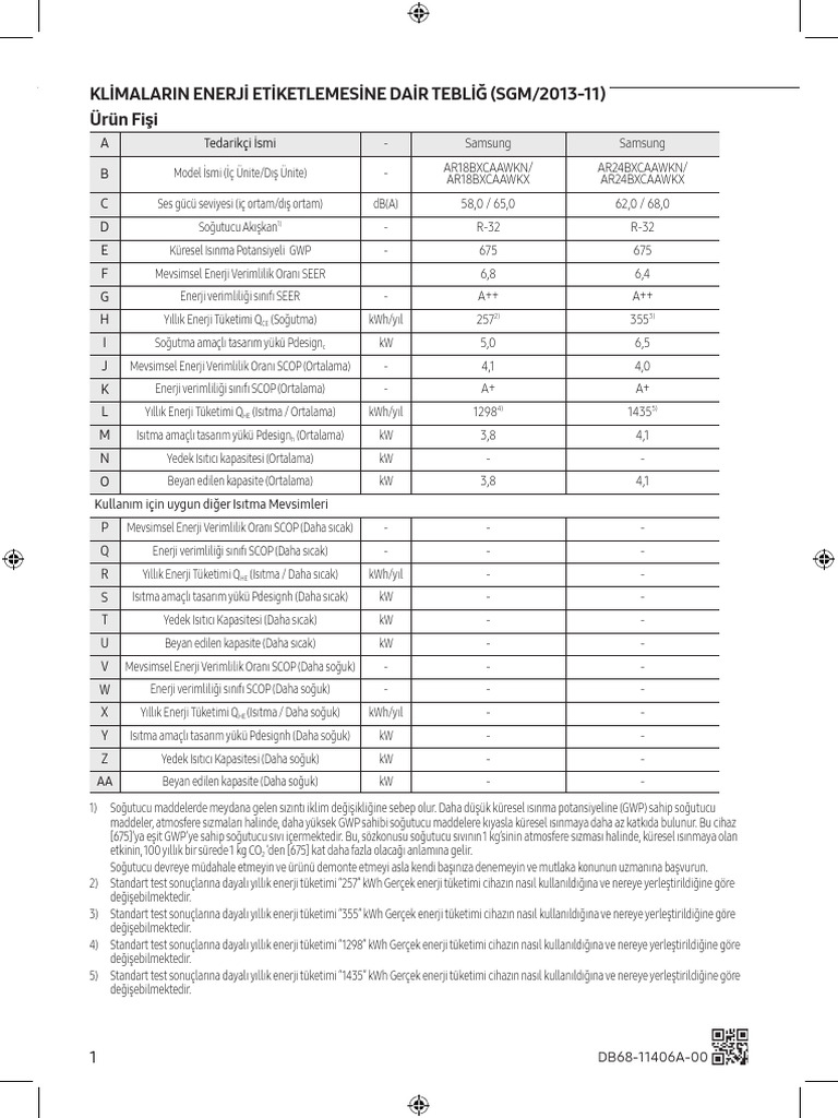 Common Energylabel Ar24bxhcmwk SK Productfiche | PDF