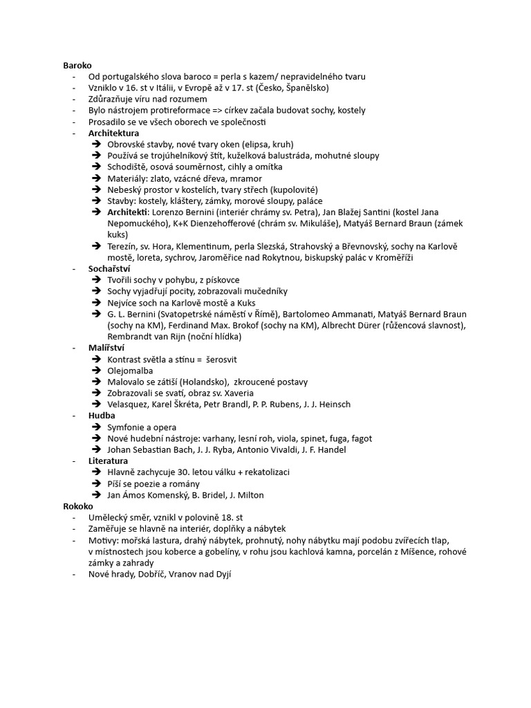 Baroko + Rokoko | PDF