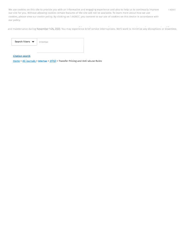 TP & Anti Abuse Law | PDF