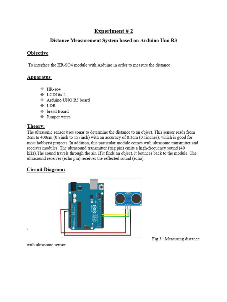 umar 2 practical | PDF | Arduino | Ultrasound