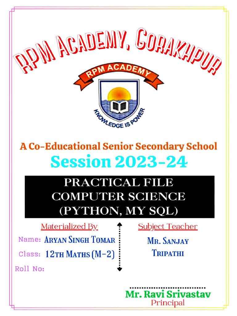 Computer Practical (Python, MySQL) | PDF | Letter Case | String (Computer Science)