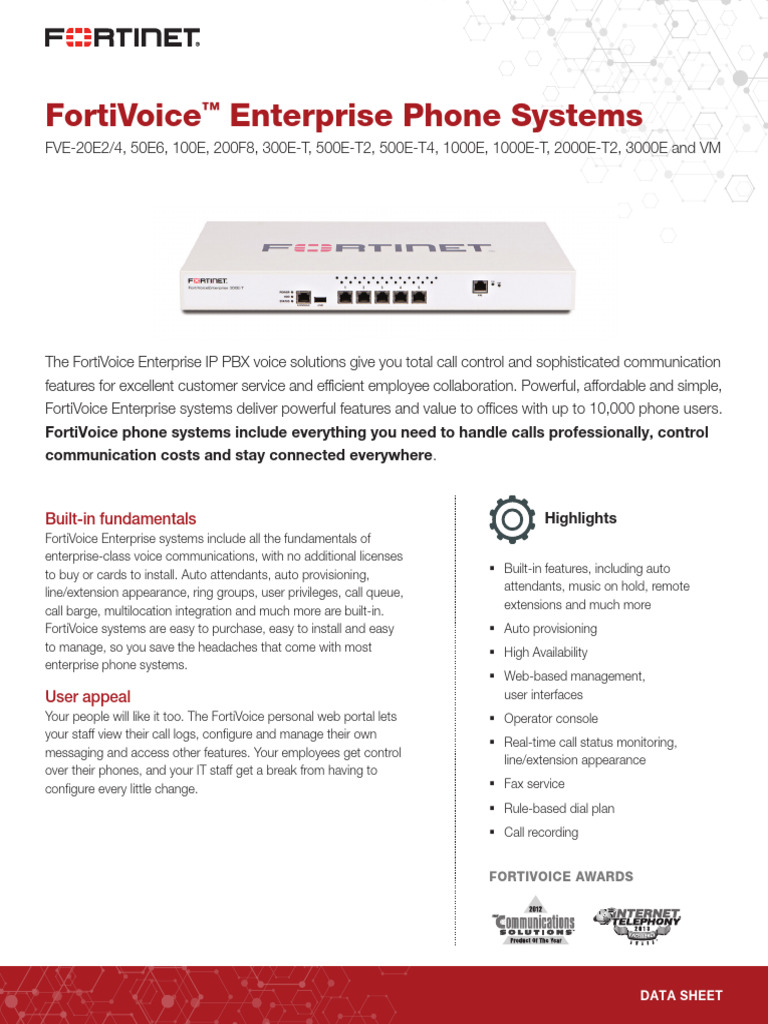 Forti Voice Enterprise | PDF | Session Initiation Protocol | Telephone
