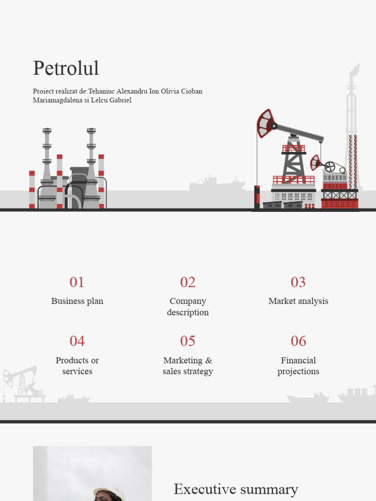 Petroleum and Natural Gas Business Plan by Slidesgo | PDF | Marketing ...