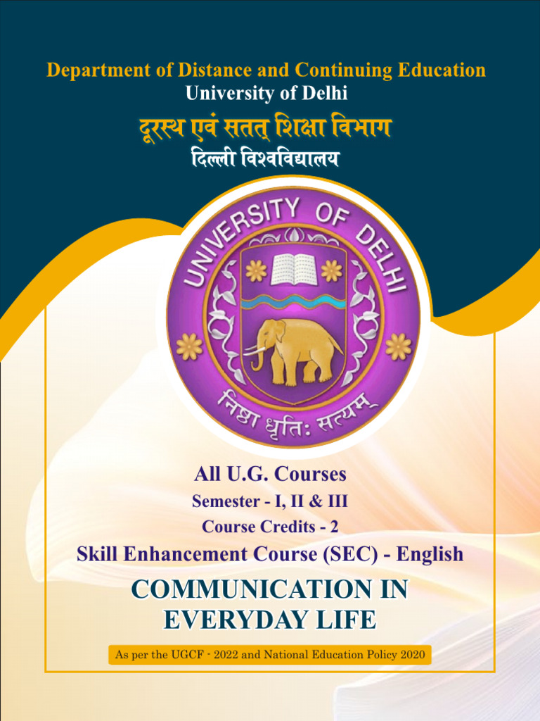 SEC-English - Sem I-II-III - Communication in Everyday Life - Combine ...