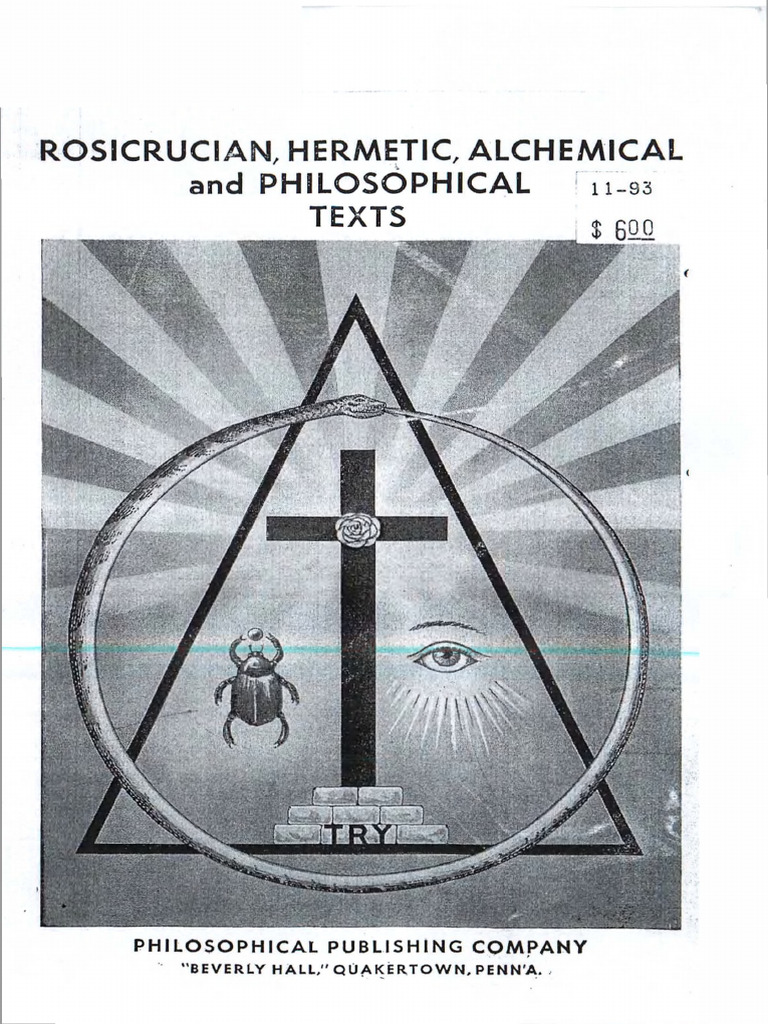 1940 Clymer Rosicrucian Hermetic Alchemical Catalogue | PDF ...