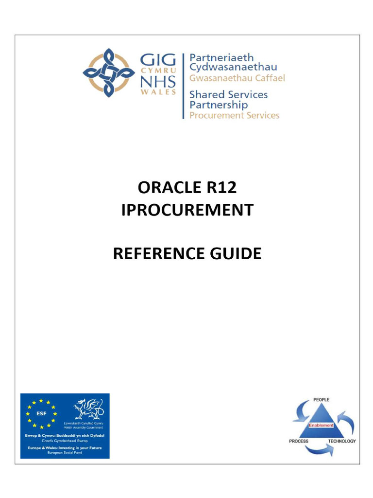 Oracle r12 Iprocurement Reference Guide | PDF