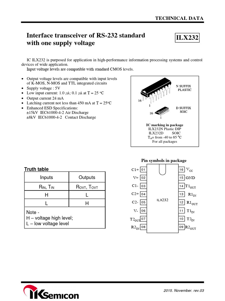 ILX232D | PDF | Information And Communications Technology | Computer Science
