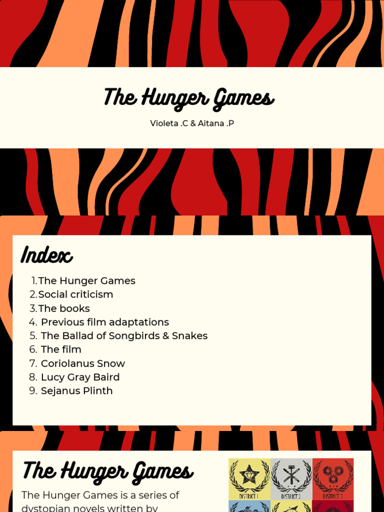 The Hunger Games: Social Critique & Adaptations | PDF | The Hunger Games