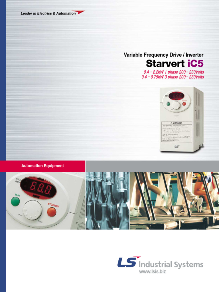 Starvert: Variable Frequency Drive / Inverter | PDF | Electric Motor | Bipolar Junction Transistor